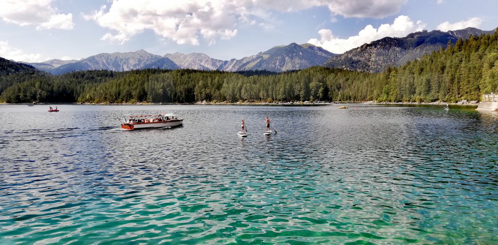 Bootsverleih, Boote mieten & SUP am Eibsee - Der Eibsee