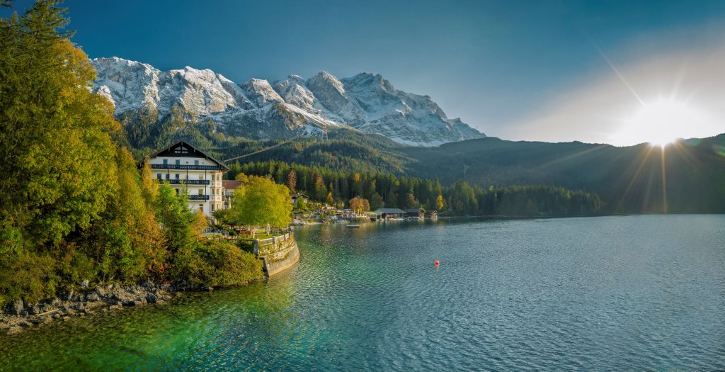 Urlaub am Eibsee: Im 4 Sterne Hotel Eibsee - Der Eibsee