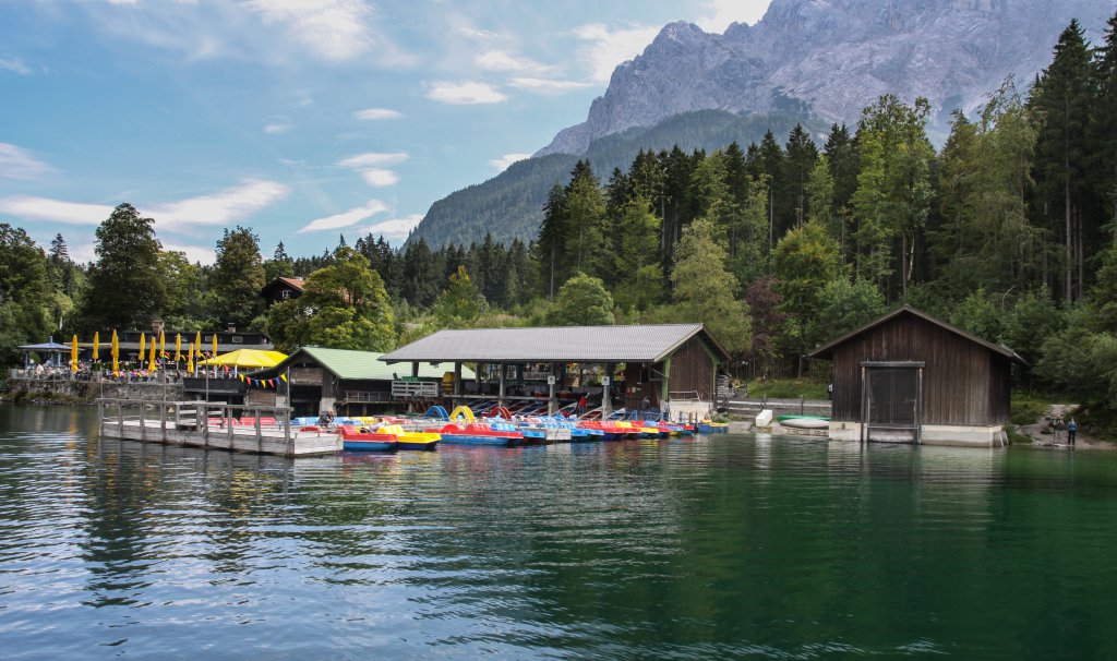 Bootsverleih, Boote mieten & SUP am Eibsee - Der Eibsee