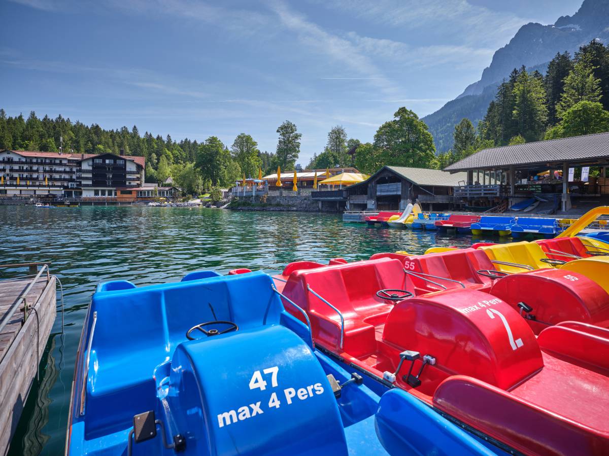 Bootsverleih, Boote mieten & SUP am Eibsee - Der Eibsee