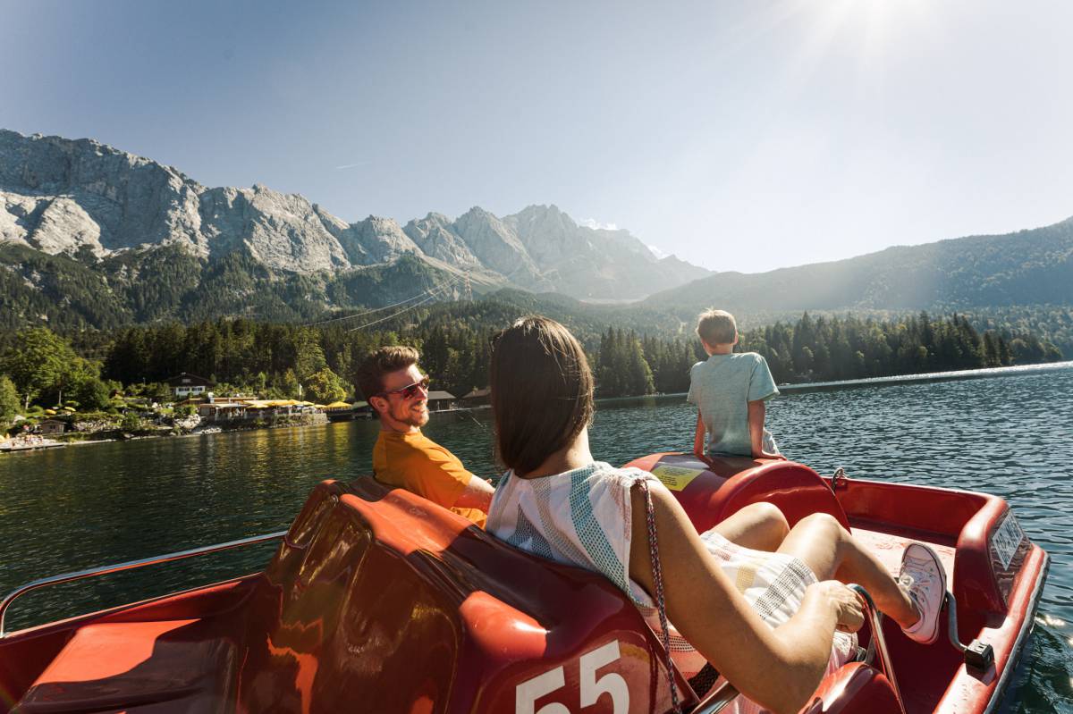Bootsverleih, Boote mieten & SUP am Eibsee - Der Eibsee